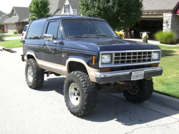 Ford Bronco II Lift and Tire Size Comparisons - Bronco Corral