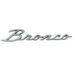 Chrome Bronco Emblem - Bronco Corral